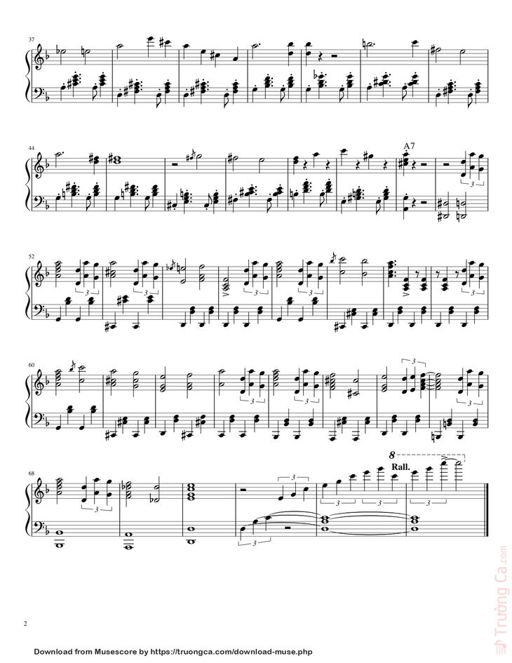 [PDF] Fukashigi no Carte Sheet Piano - Download Piano Piano PDF & Video ...