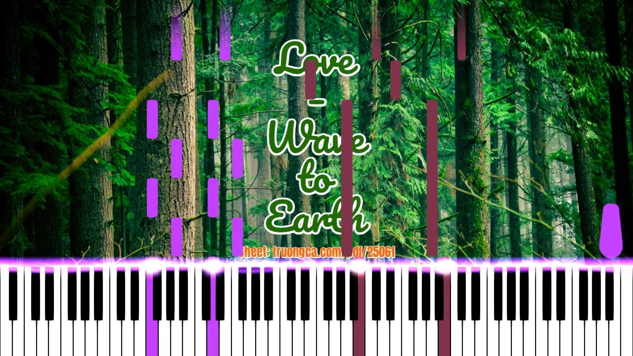 Love – Wave to Earth Sheet Piano — Duy H Ha | Piano PDF & Video ...
